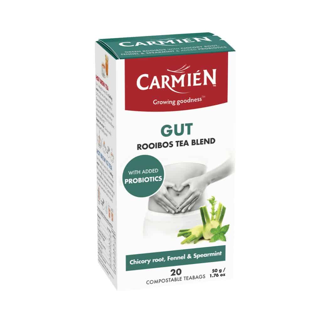 Gut with Probiotics and Chicory Root Fibre (20 Teabags) - Carmién Tea